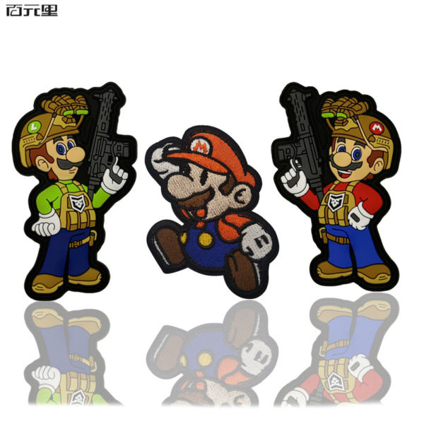 MARIO BROSS TACTICAL PVC 3D VELCRO PATCH/BADGE - Bear Outdoor Tactical