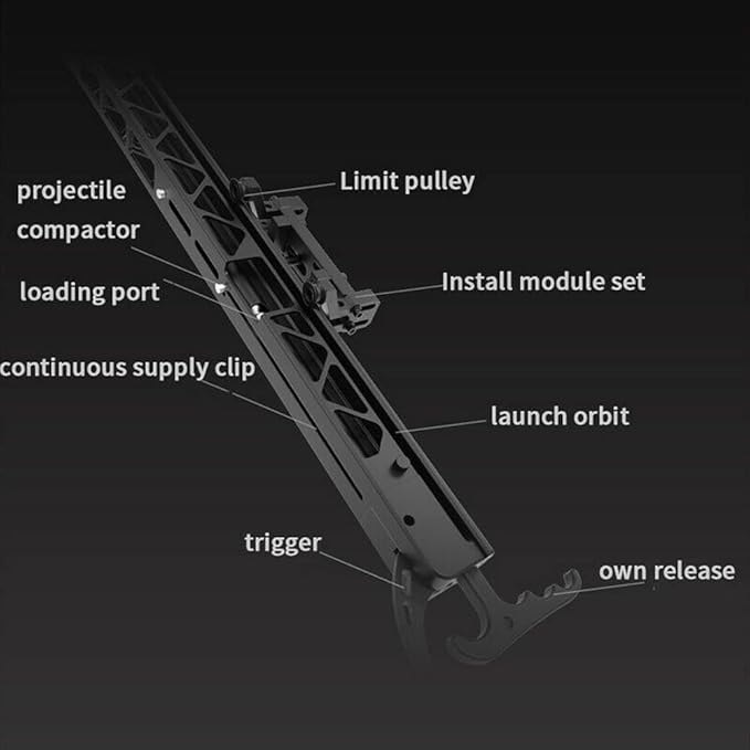 Archery Rapid Bow Shooter Steel Ball Launcher Compound Bow Launching ...