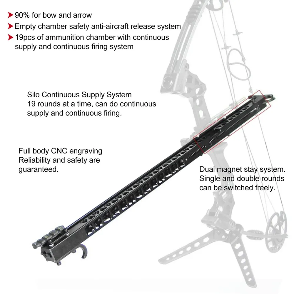 Archery Rapid Bow Shooter Steel Ball Launcher Compound Bow Launching ...